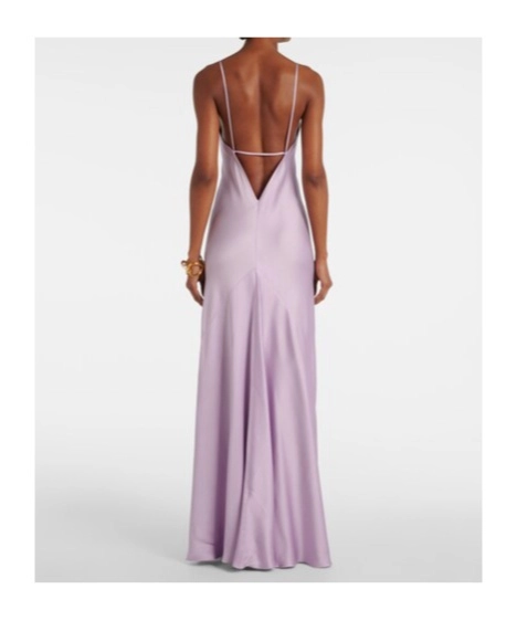 Victoria Beckham Satin Gown - Purple