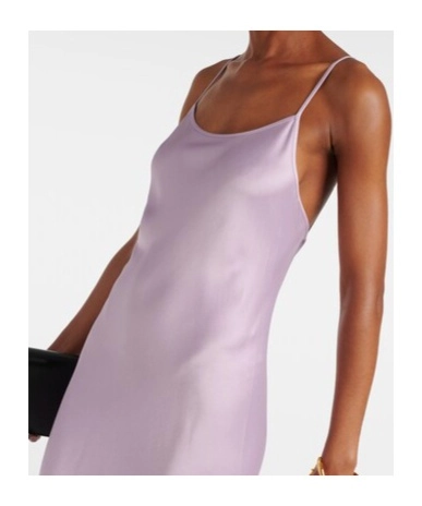 Victoria Beckham Satin Gown - Purple