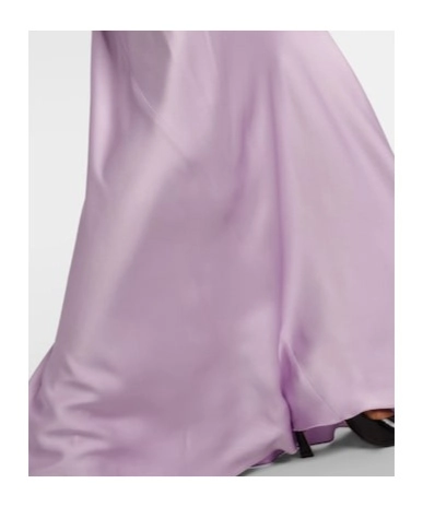 Victoria Beckham Satin Gown - Purple