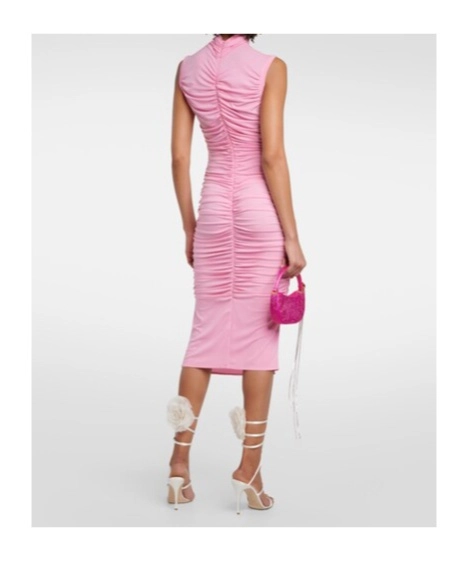 Magda Butrym Floral Appliqué Knit Midi Dress