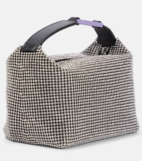 EERA Moonbag Embellished Shoulder Bag - Gray