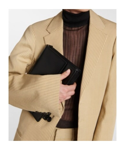 PETAR PETROV Isaac Striped Cotton-blend Blazer