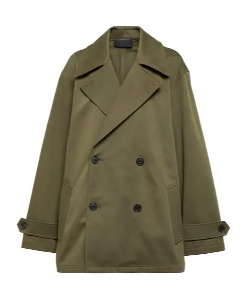NILI LOTAN Lapel Trench Coat