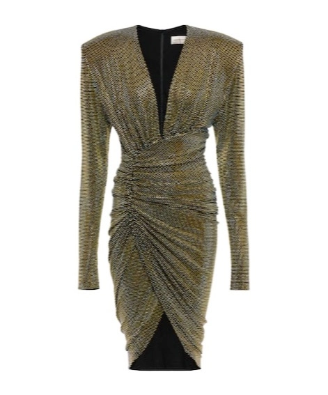 Alexandre Vauthier Crystal-embellished Jersey Minidress - Green