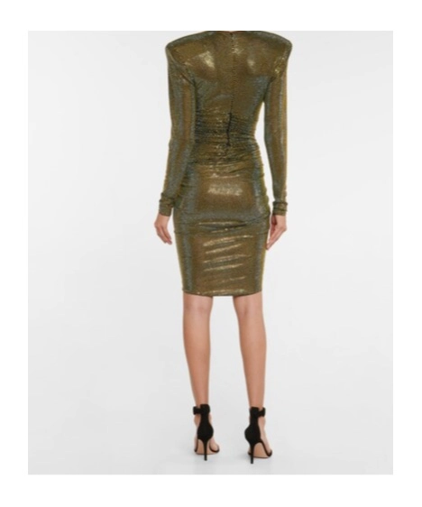 Alexandre Vauthier Embellished V-neck Mini Dress