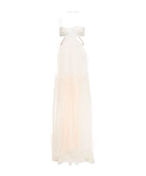 NENSI DOJAKA Bridal Silk Chiffon Gown