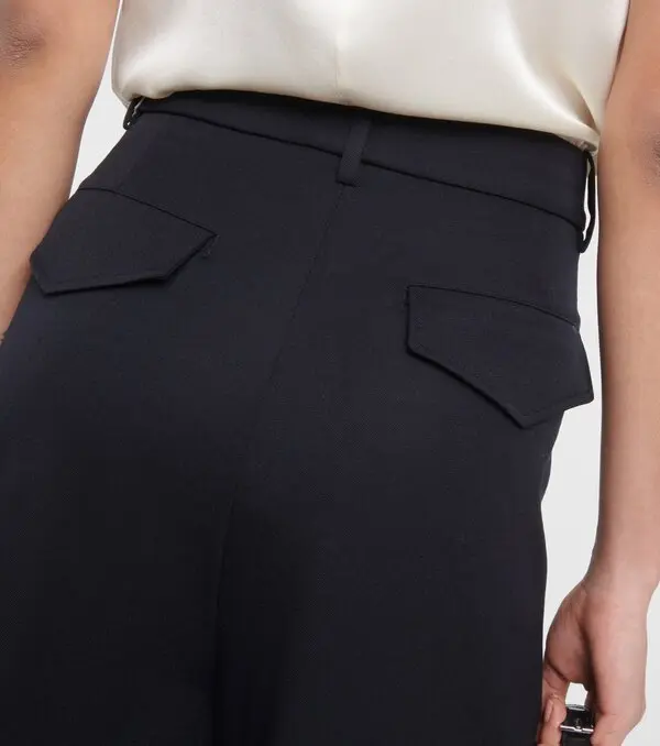 NILI LOTAN Johan Virgin Wool Wide-leg Trousers
