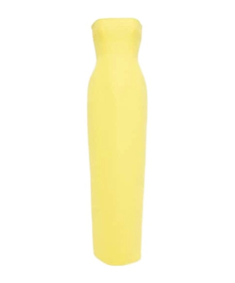 EMILIA WICKSTEAD Laelia Floral Jacquard Maxi Dress - Yellow