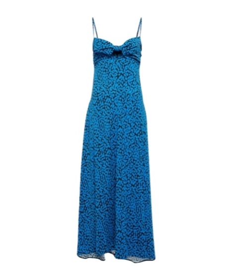 Proenza Schouler Printed Cut-out Maxi Dress