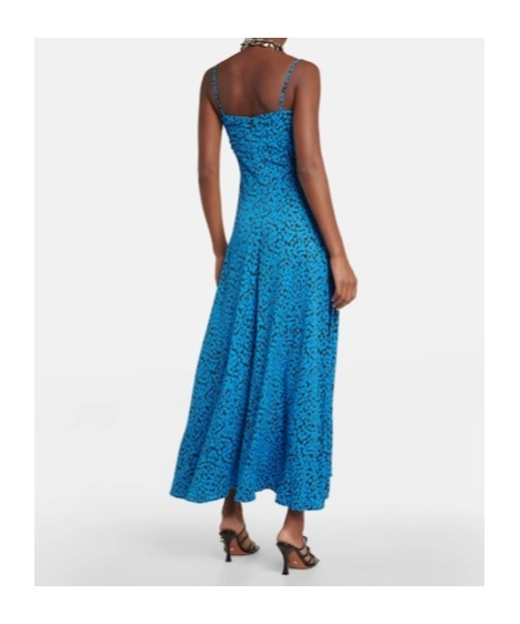 Proenza Schouler Printed Cut-out Maxi Dress