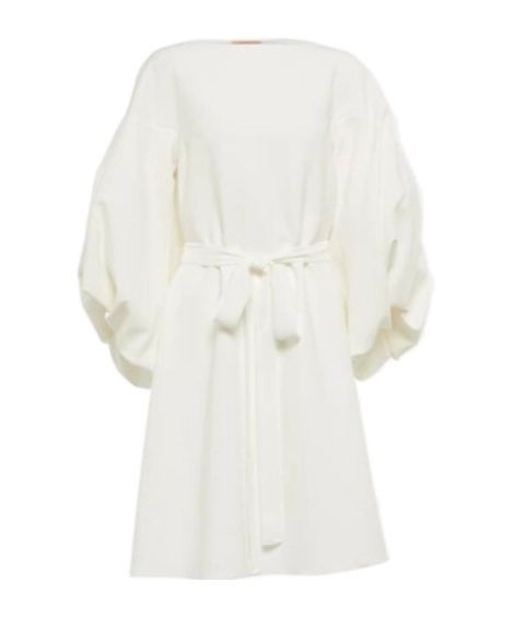 ROKSANDA Bridal Puff-shoulder Crêpe Minidress