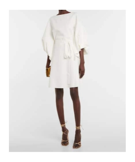 ROKSANDA Bridal Puff-shoulder Crêpe Minidress