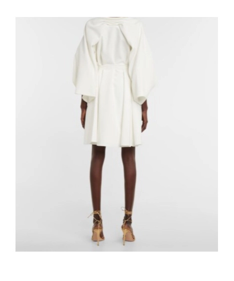 ROKSANDA Bridal Puff-shoulder Crêpe Minidress