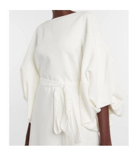 ROKSANDA Bridal Puff-shoulder Crêpe Minidress