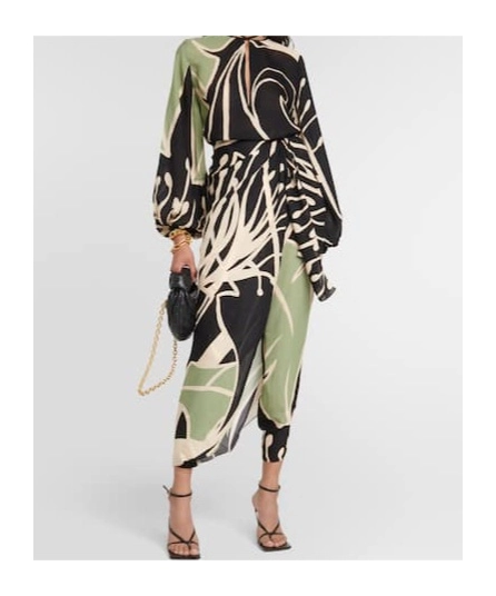 Johanna Ortiz Printed Silk Georgette Blouse