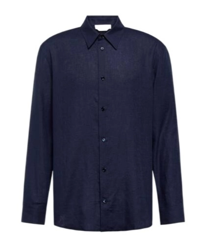 Gabriela Hearst Quevedo Linen Shirt - Black