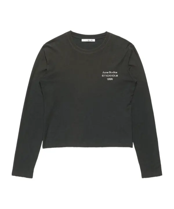 Acne Studios Distressed Logo T-shirt