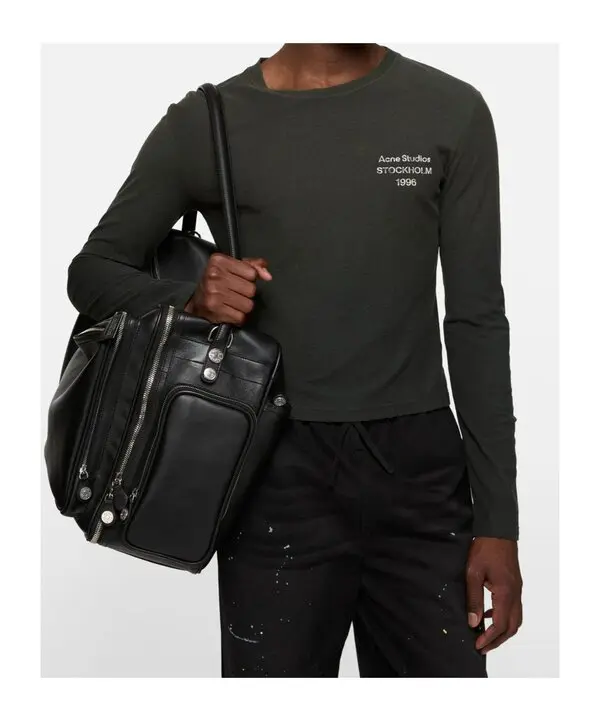 Acne Studios Distressed Logo T-shirt
