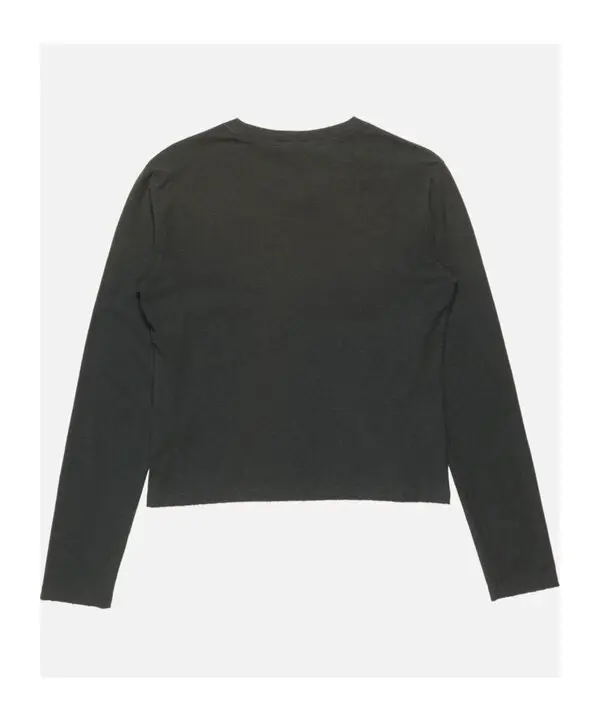 Acne Studios Distressed Logo T-shirt - Faded Black