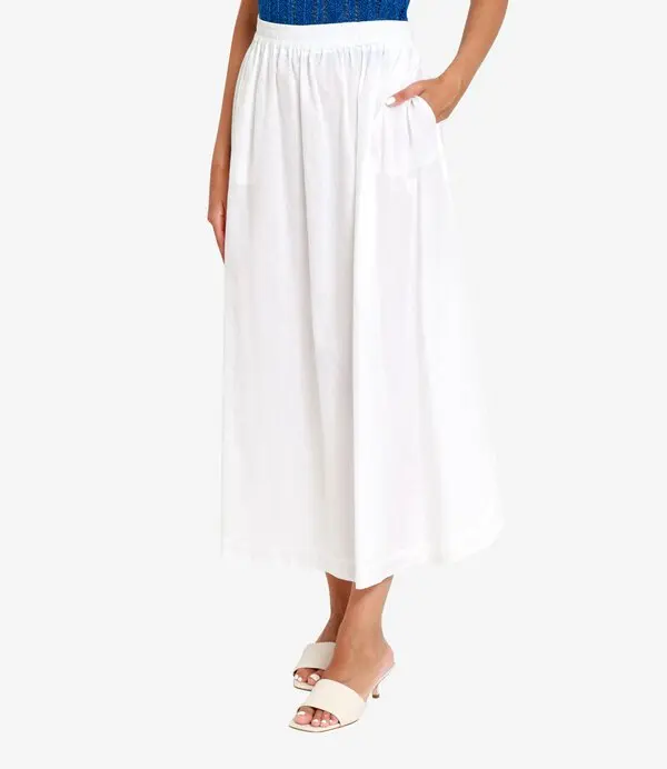 KAOS Flared Elastic Waist Skirt
