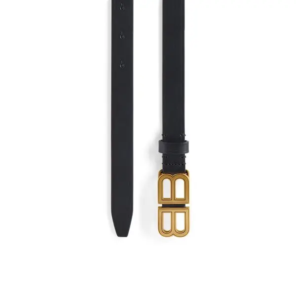 Balenciaga Hourglass Bb Logo Buckle Belt