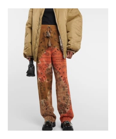 Alanui Tie-dye Cotton Piqué Pants