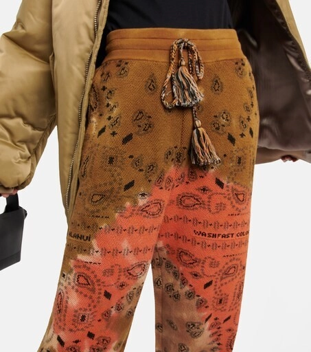 Alanui Tie-dye Cotton Piqué Pants