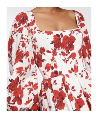 EMILIA WICKSTEAD Yasmina Floral Cotton Minidress