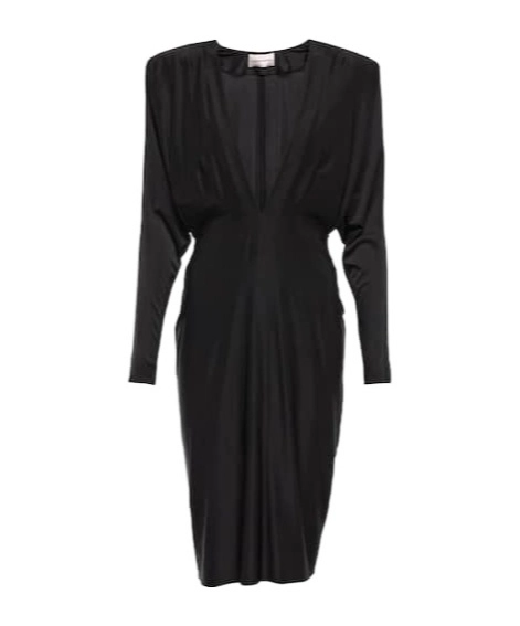 Alexandre Vauthier Satin Midi Dress
