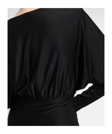 Alexandre Vauthier Satin Midi Dress