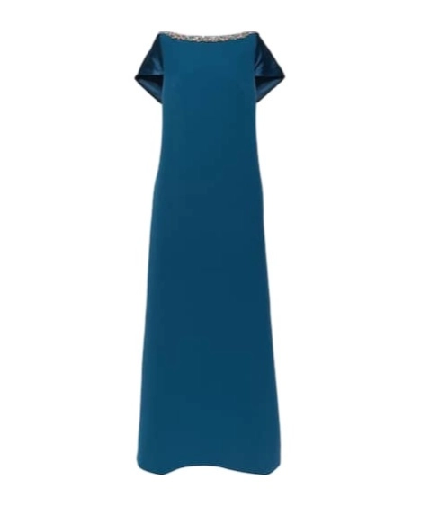 SAFIYAA LONDON Crystal-embellished Crepe Dress