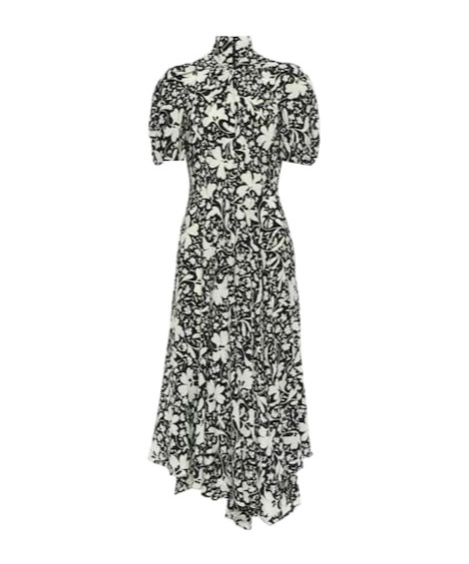 Stella McCartney Floral Silk Midi Dress
