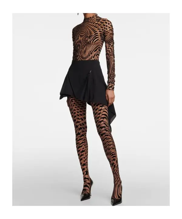 MUGLER Asymmetric Mini Skirt