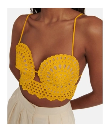 Stella McCartney Broderie Anglaise Crop Top