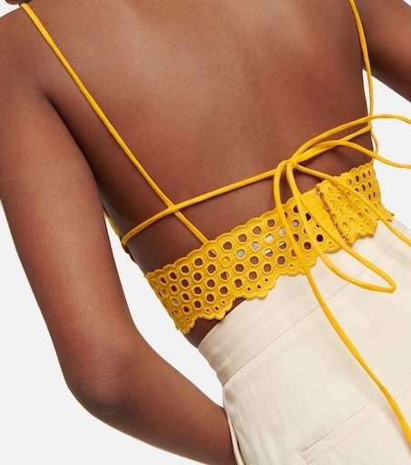 Stella McCartney Broderie Anglaise Crop Top
