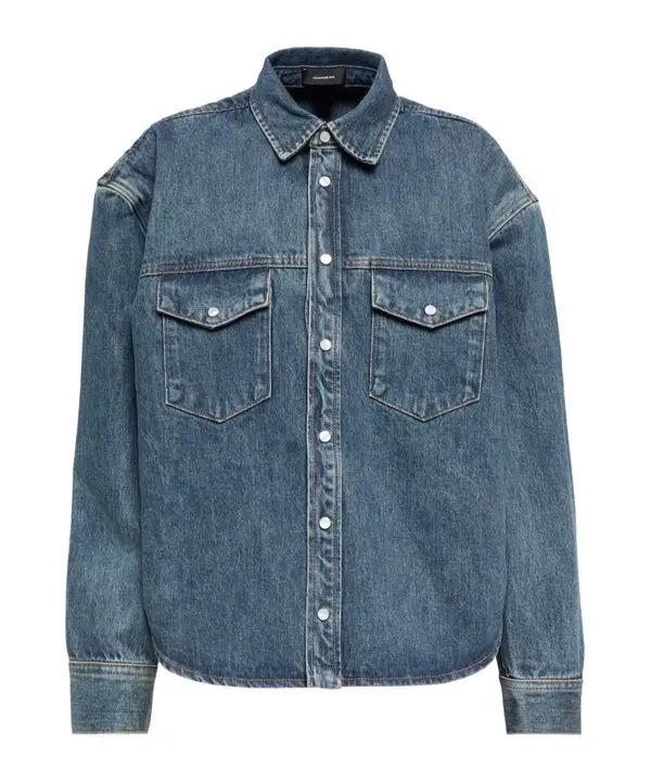 Wardrobe.NYC Denim Jacket With Chest Pockets