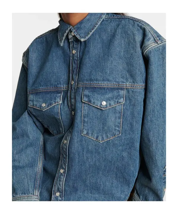 Wardrobe.NYC Denim Jacket With Chest Pockets