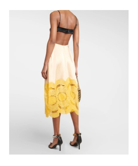 Stella McCartney Embroidered Cutout Gown