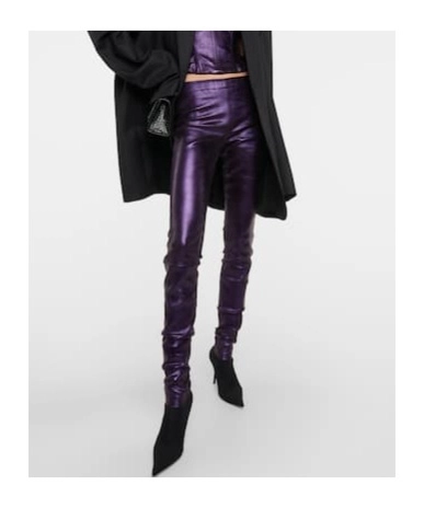 Stouls Metallic Leather Leggings