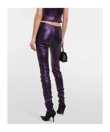 Stouls Metallic Leather Leggings