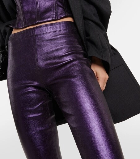 Stouls Metallic Leather Leggings