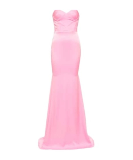 Alex Perry Barkley Strapless Satin Crêpe Gown - Pink