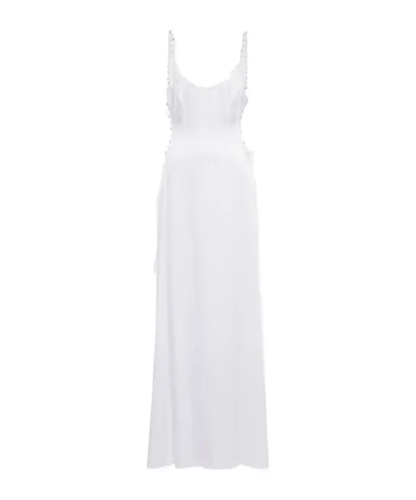 Galvan Bridal Pearled Cove Cutout Gown