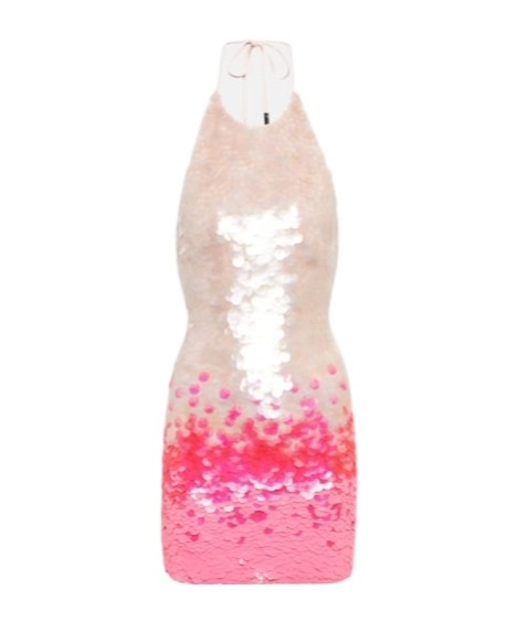David Koma Gradient Sequin Minidress