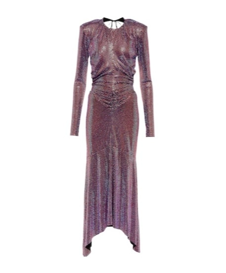 Alexandre Vauthier Metallic Ruched Maxi Dress - Multicolor