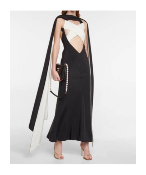 RODARTE Cutout Crepe Gown