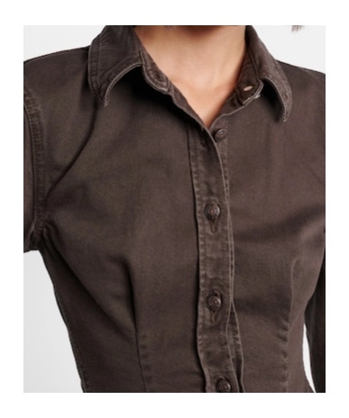 Magda Butrym Peplum Denim Jacket