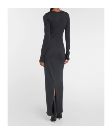 Magda Butrym Cutout Silk Maxi Dress