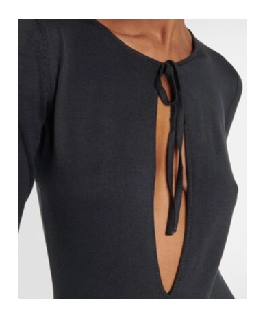 Magda Butrym Cutout Silk Maxi Dress
