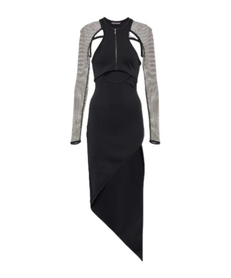 David Koma Embellished Cutout Midi Dress
